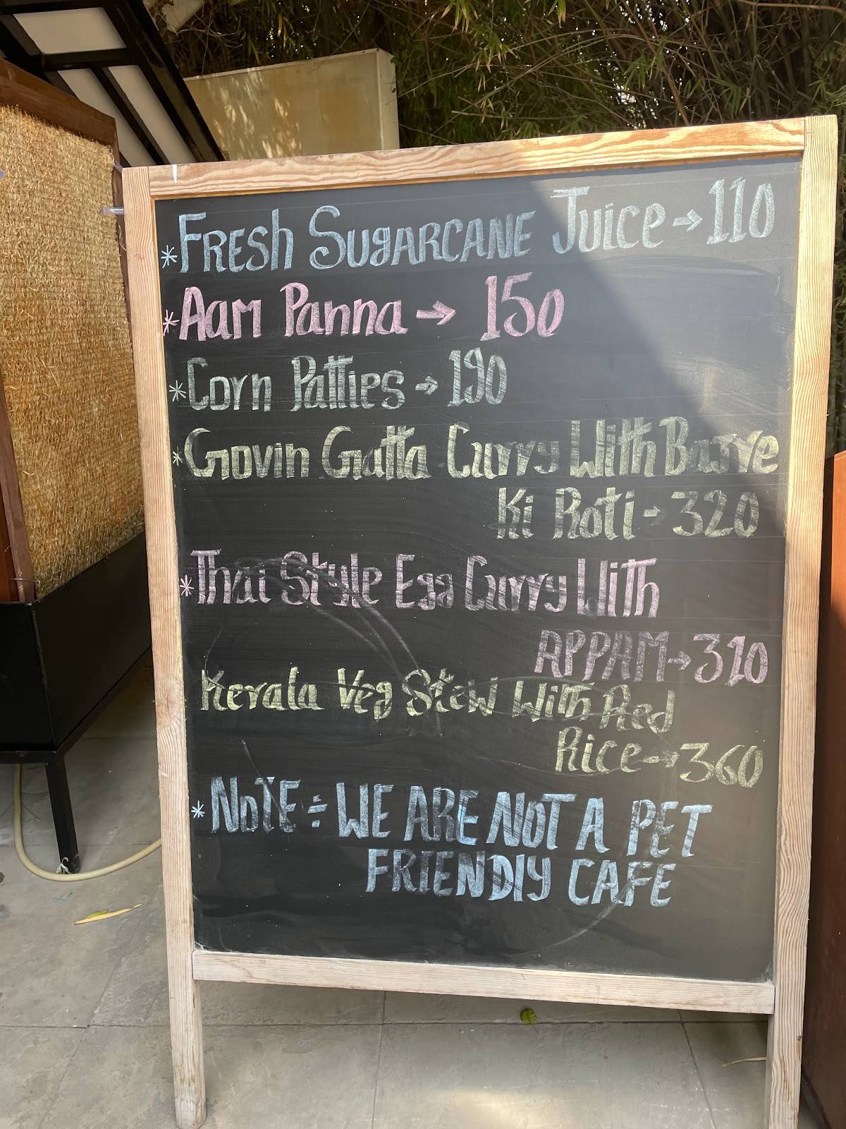 Menu at Roots - Cafe in the Park, Gurugram