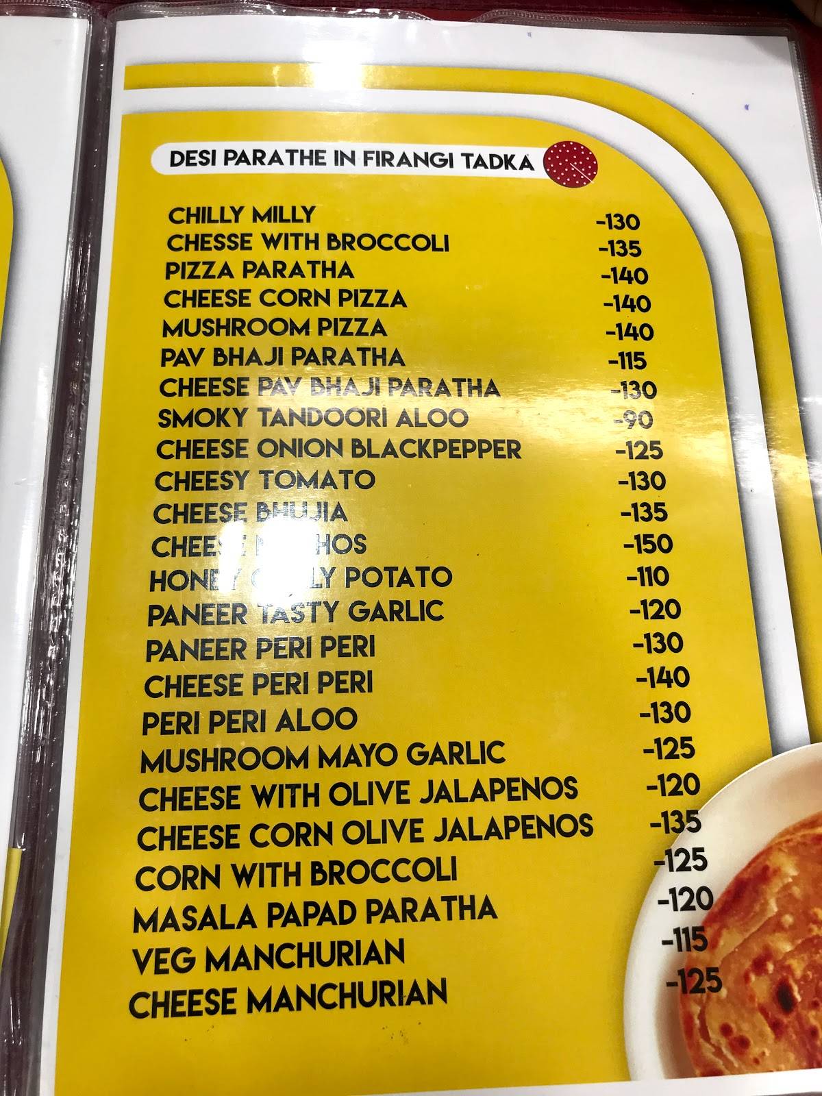 Menu at Hari Om Paratha House & Caterers, Thane, Shop No 22