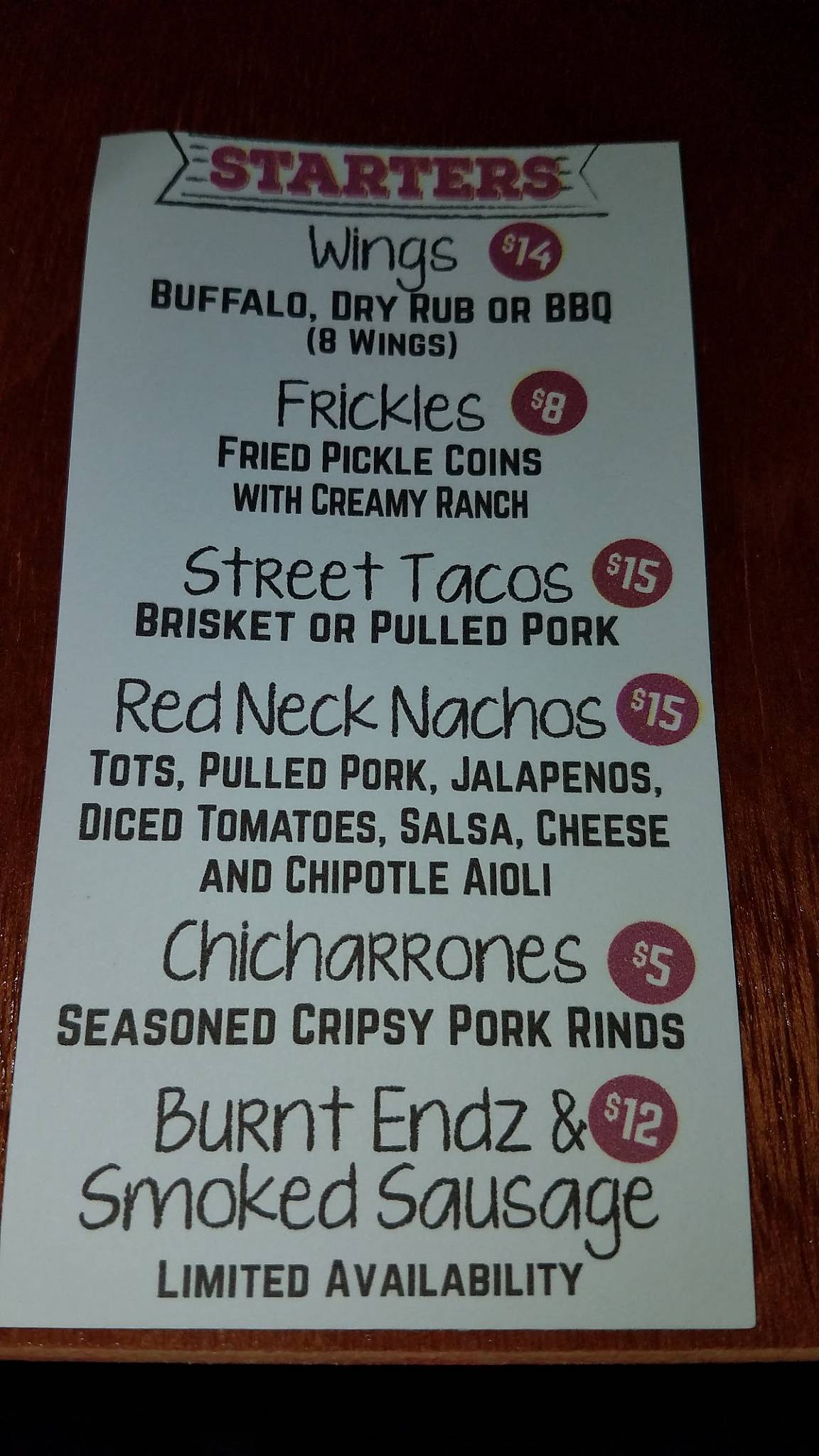 Menu at TEX 808 BBQ + Brews Hawaii Kai, Honolulu, 377 Keahole St Ste C1-A