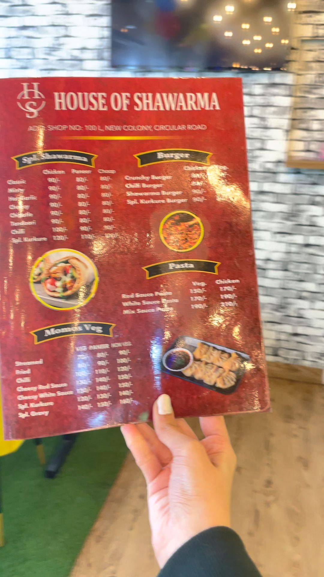 Menu at House Of Shawarma, Gurugram