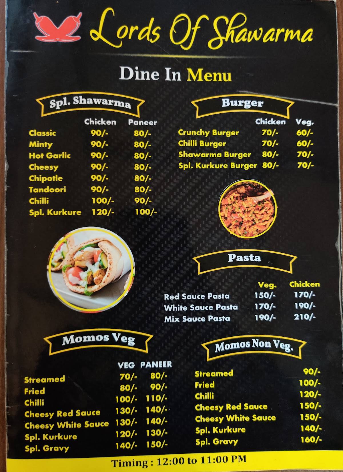 Menu at House Of Shawarma, Gurugram