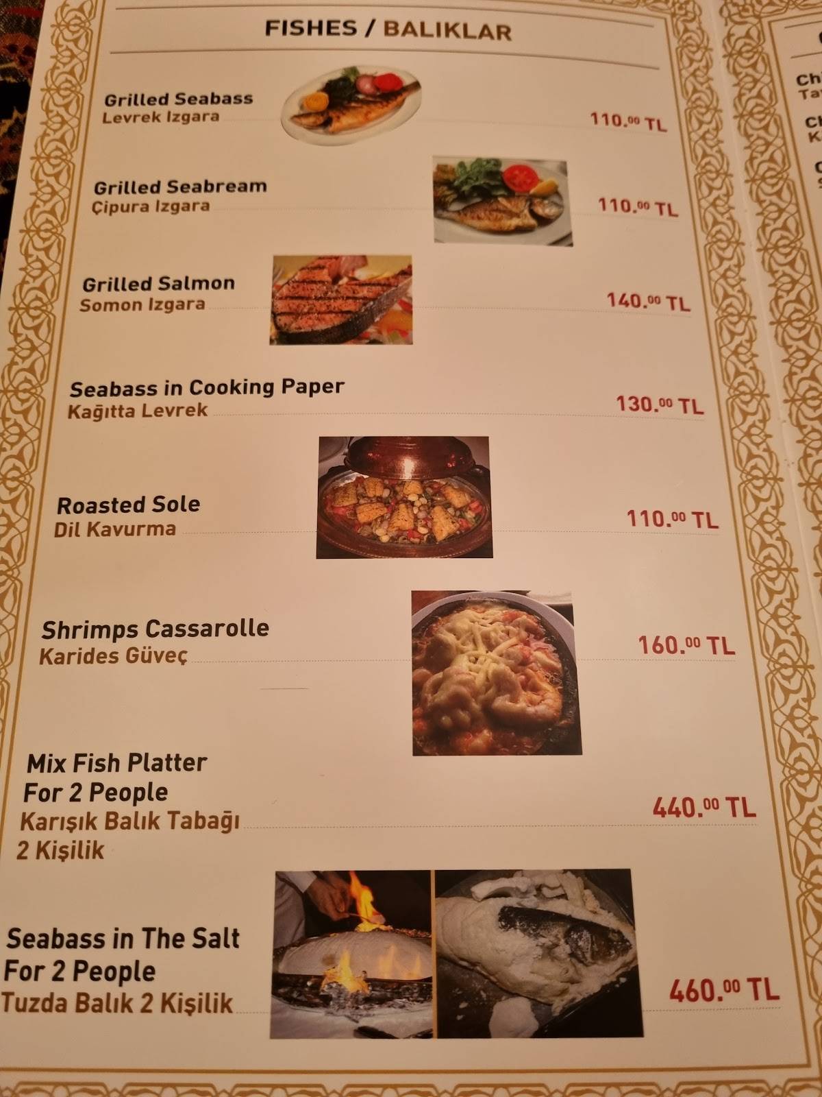 Menu at Old Ottoman Cafe & Restaurant, Istanbul, Cağaloğlu Hamamı Sk ...