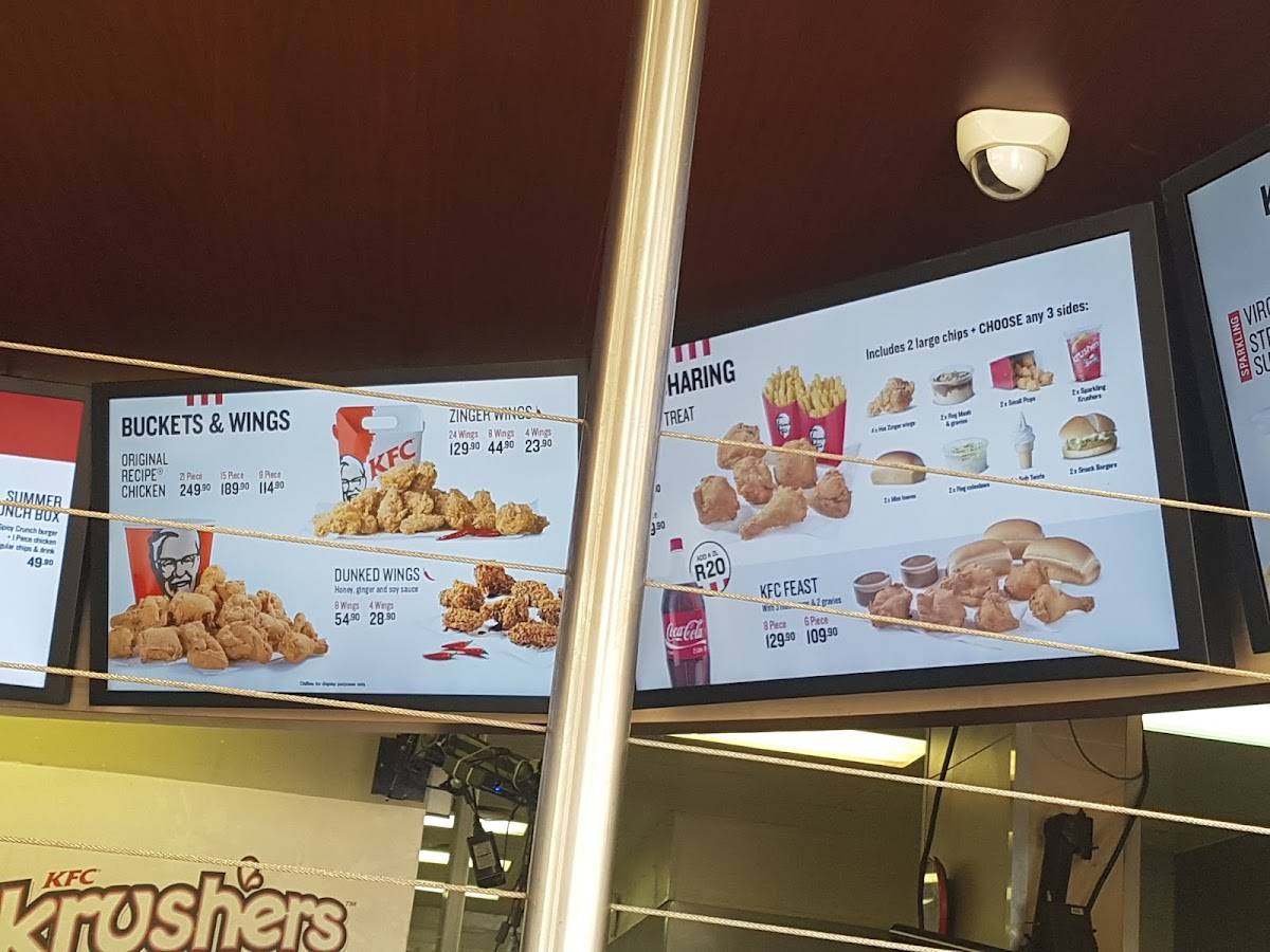 Speisekarte von KFC Northmead restaurant, Benoni, Cnr Pretoria Rd