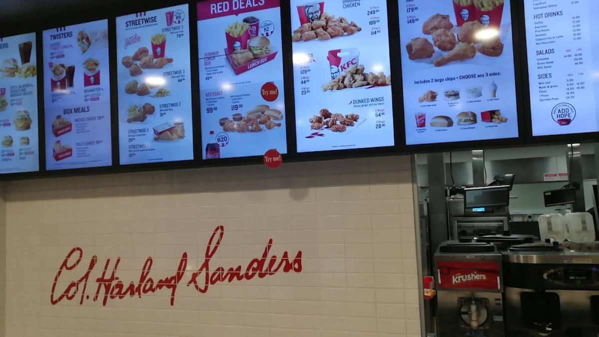 Speisekarte von KFC Randpark Ridge restaurant, Randburg, Trinity ...