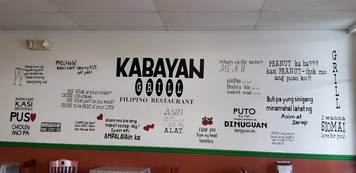 Menu at Kabayan Grill Filipino Restaurant, Kissimmee