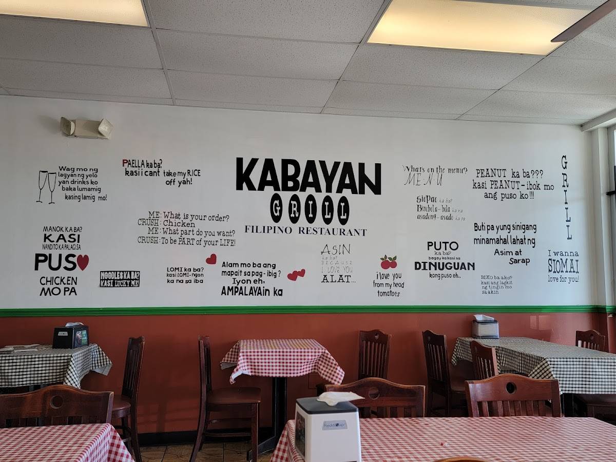 Menu at Kabayan Grill Filipino Restaurant, Kissimmee