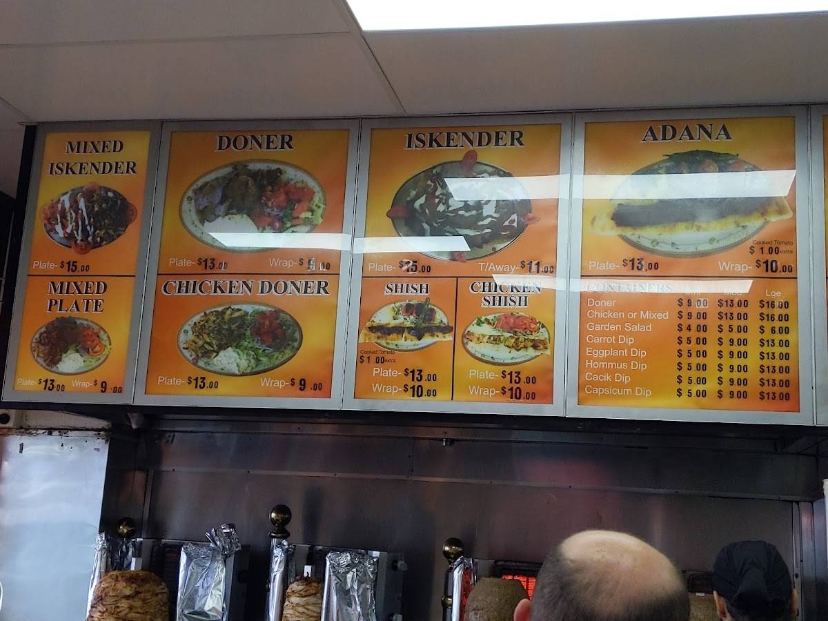 Menu at Katik Turkish Take Away fast food, Campbellfield