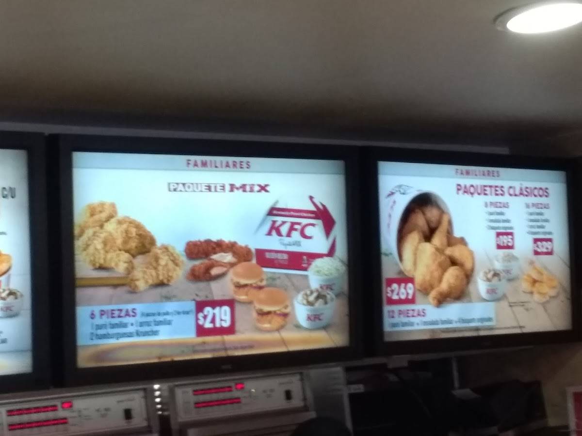 Carta del restaurante Kentucky Fried Chicken, Ciudad del México, Av ...