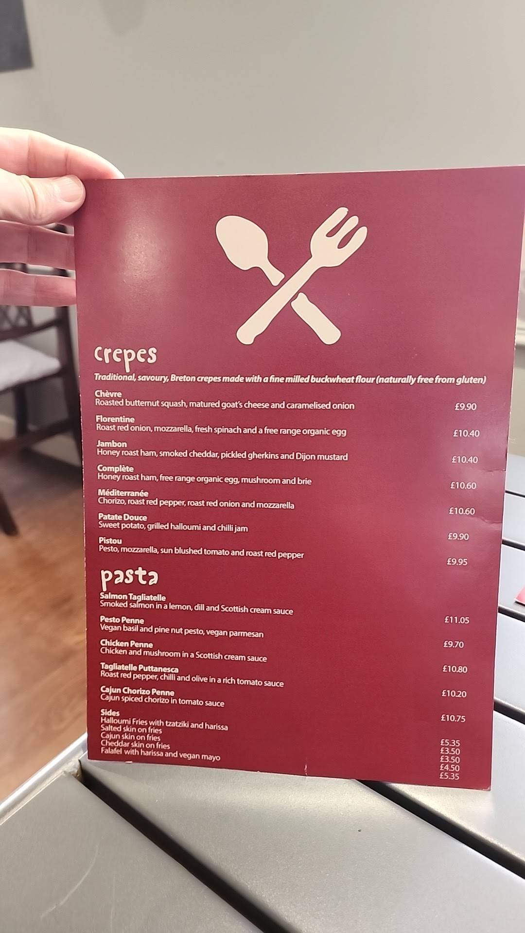 Menu at Kilau Coffee cafe, Aberdeen, 57-59 High St