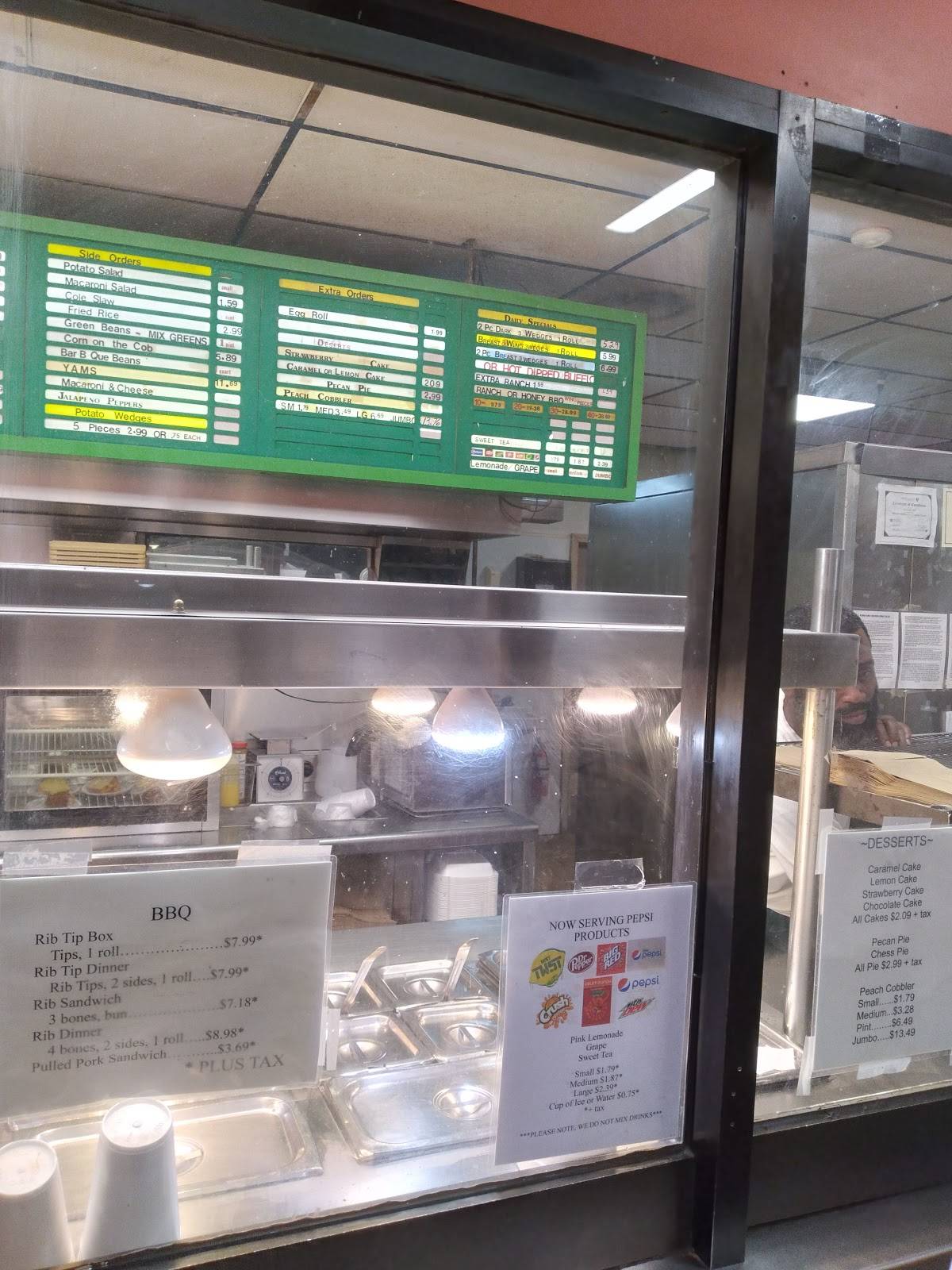 Menu at Kings Fast Food Chicken, Louisville, Dixie Hwy
