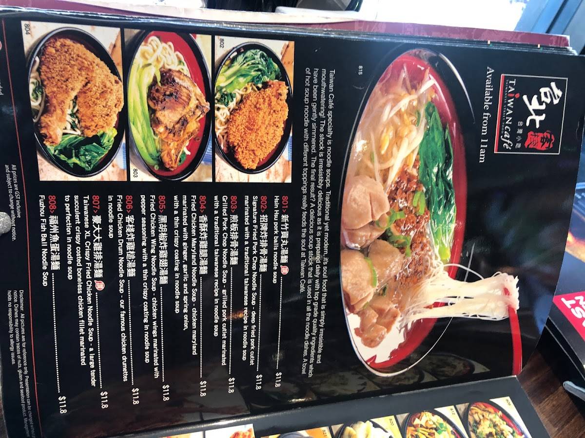 Menu at Kitchen Republik, Box Hill