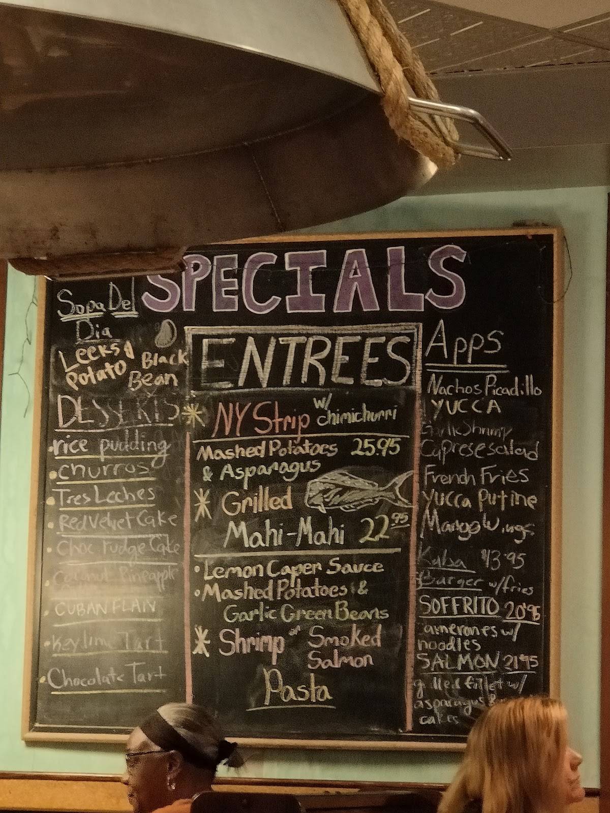 Menu at Kuba Kuba Dos restaurant, Tuckahoe