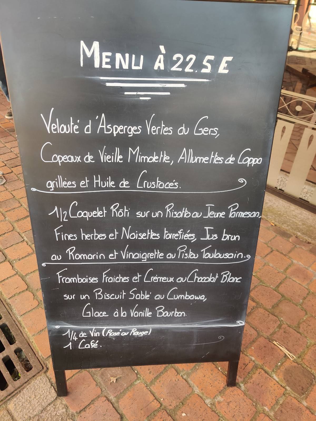 Menu au La Table D'Olivier restaurant, Samatan