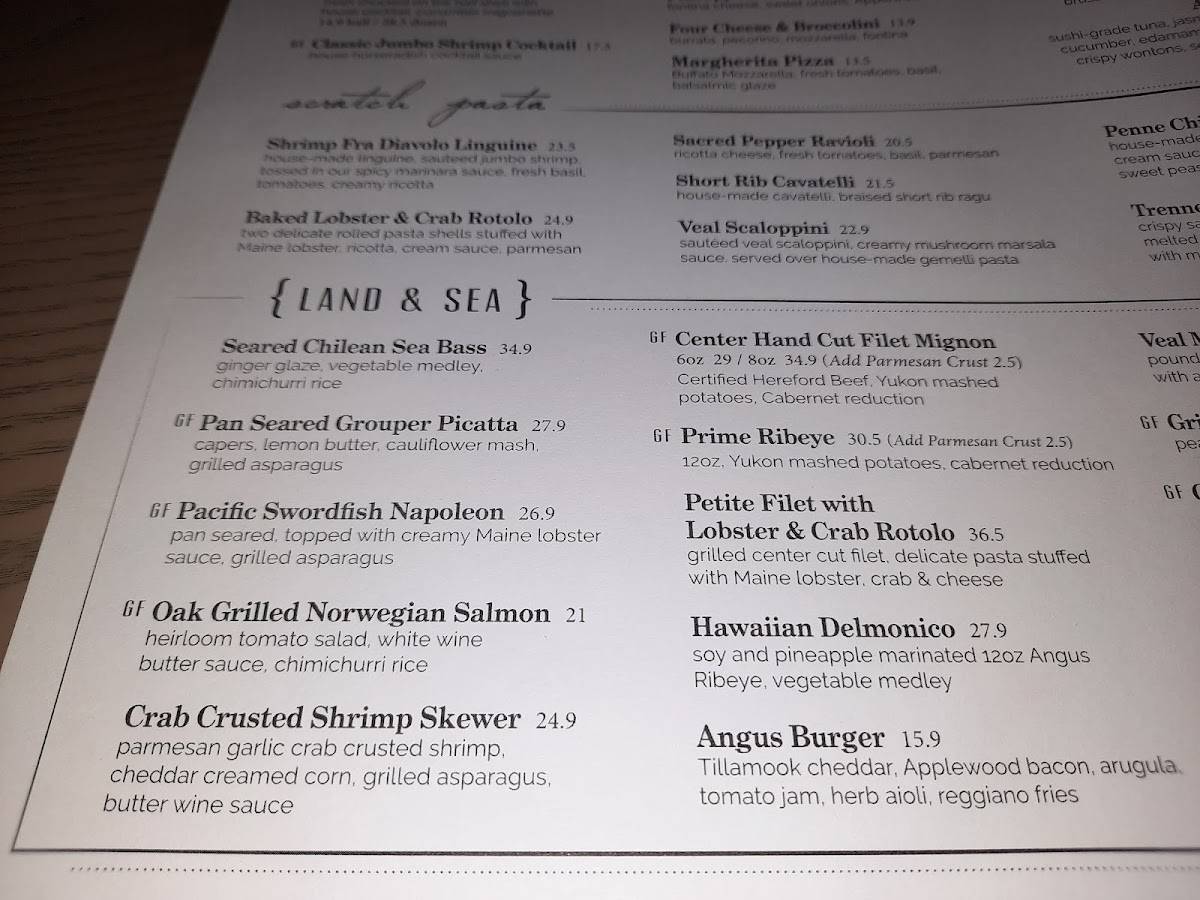 Menu at The Sacred Pepper restaurant, Tampa