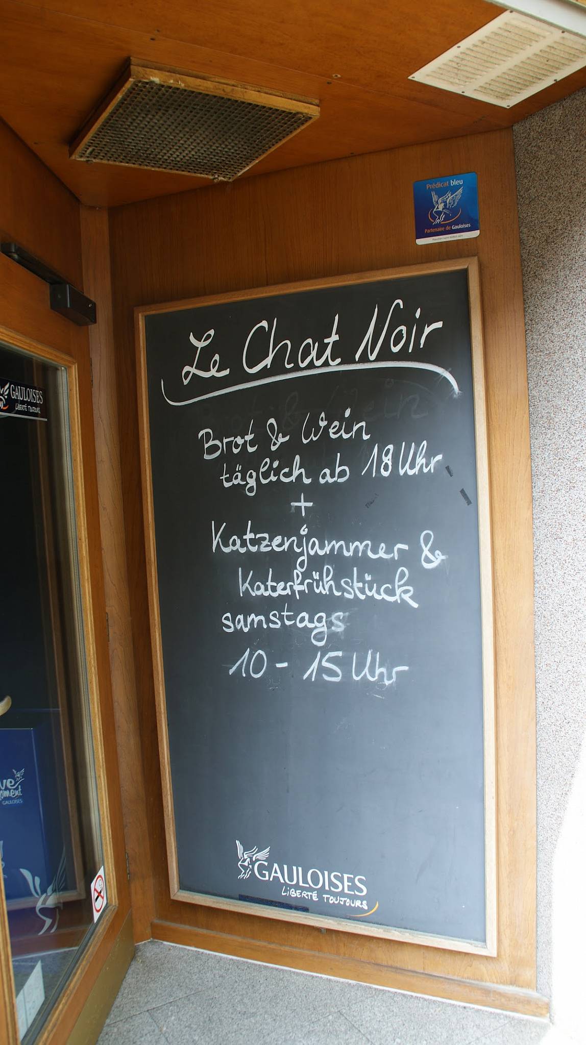 Speisekarte von Le chat noir - Essen restaurant, Essen