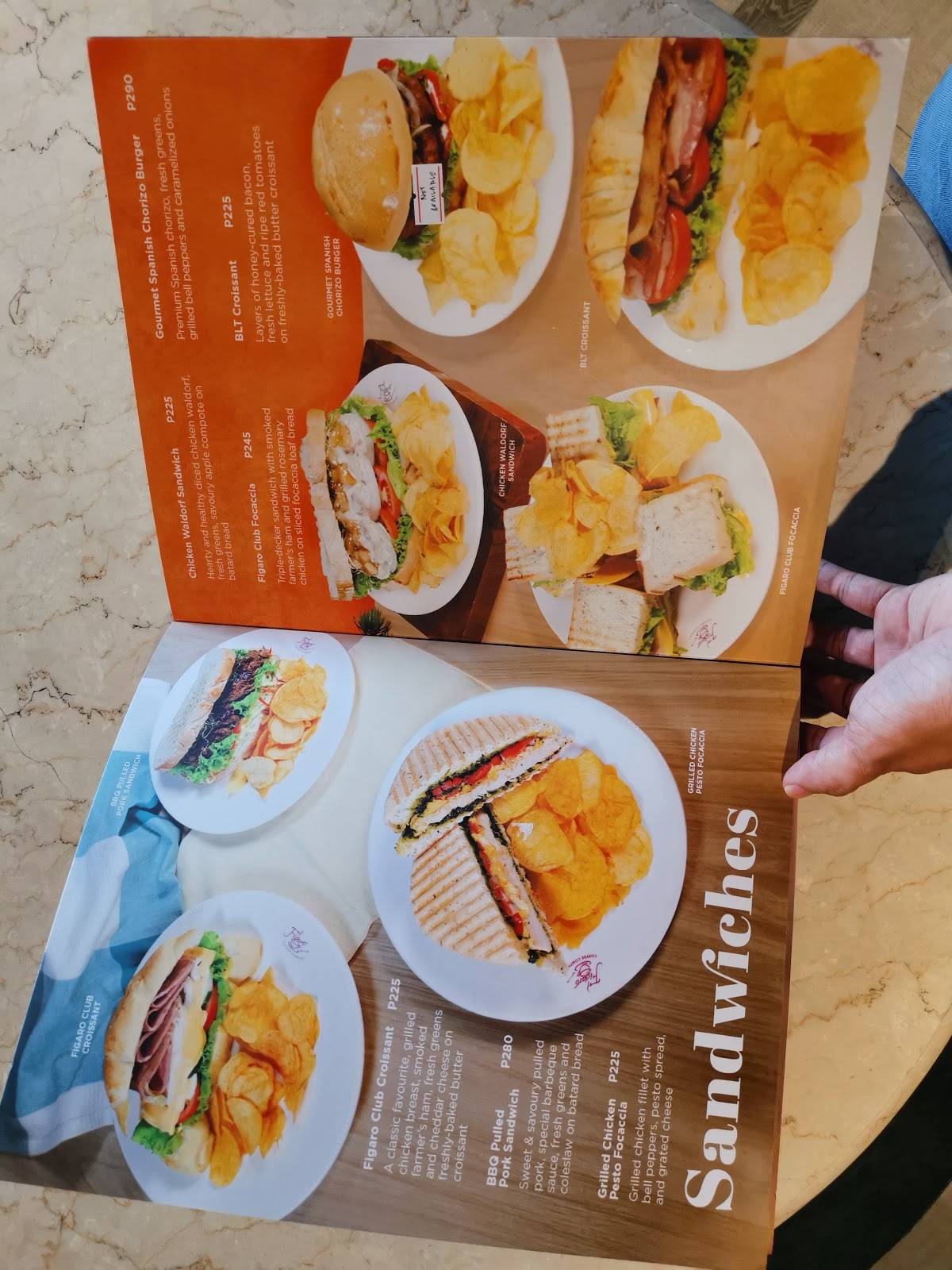 Menu at Figaro Coffee - Legazpi City cafe, Legazpi City