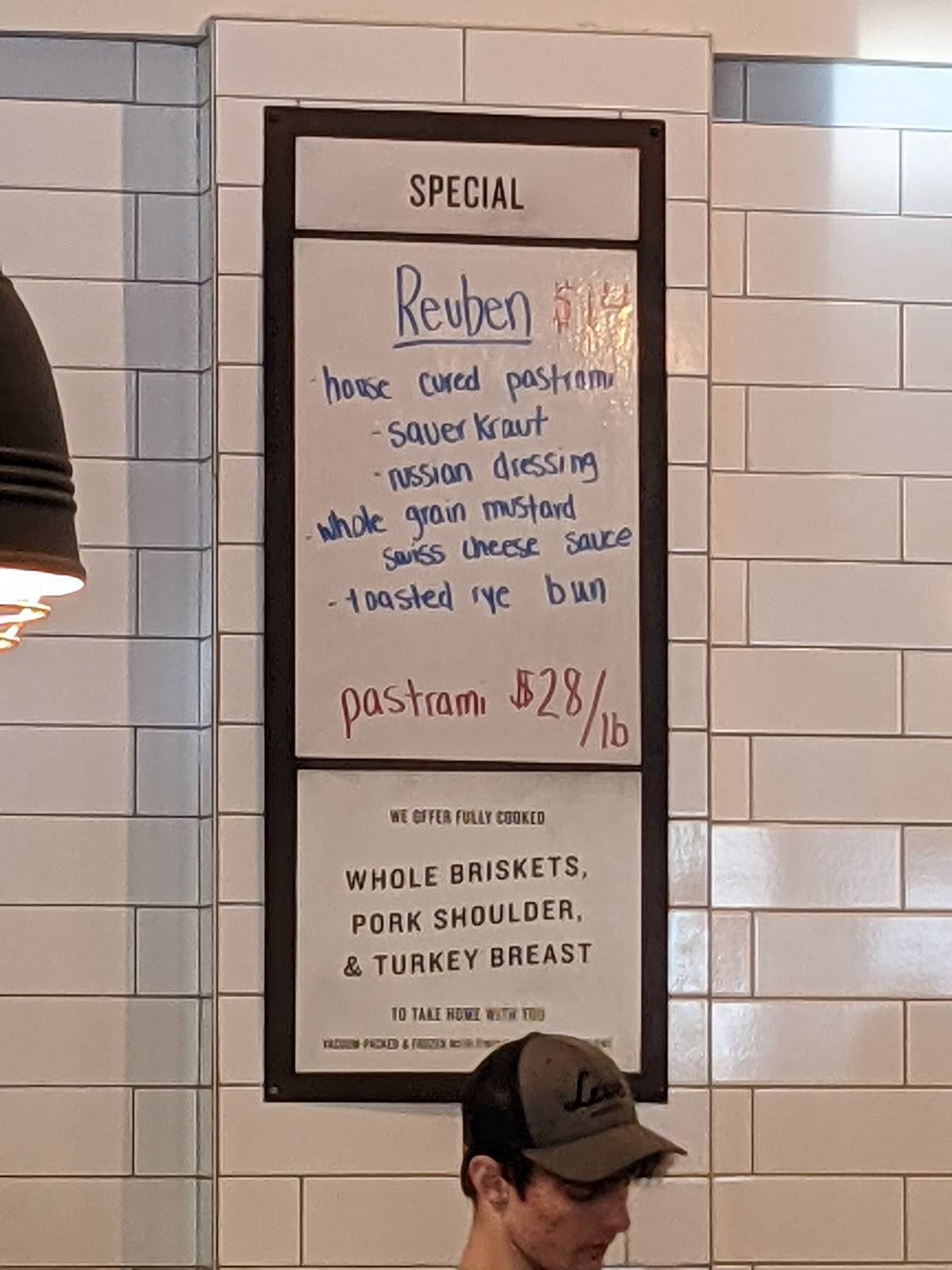 Menu at Lewis Barbecue Charleston, Charleston