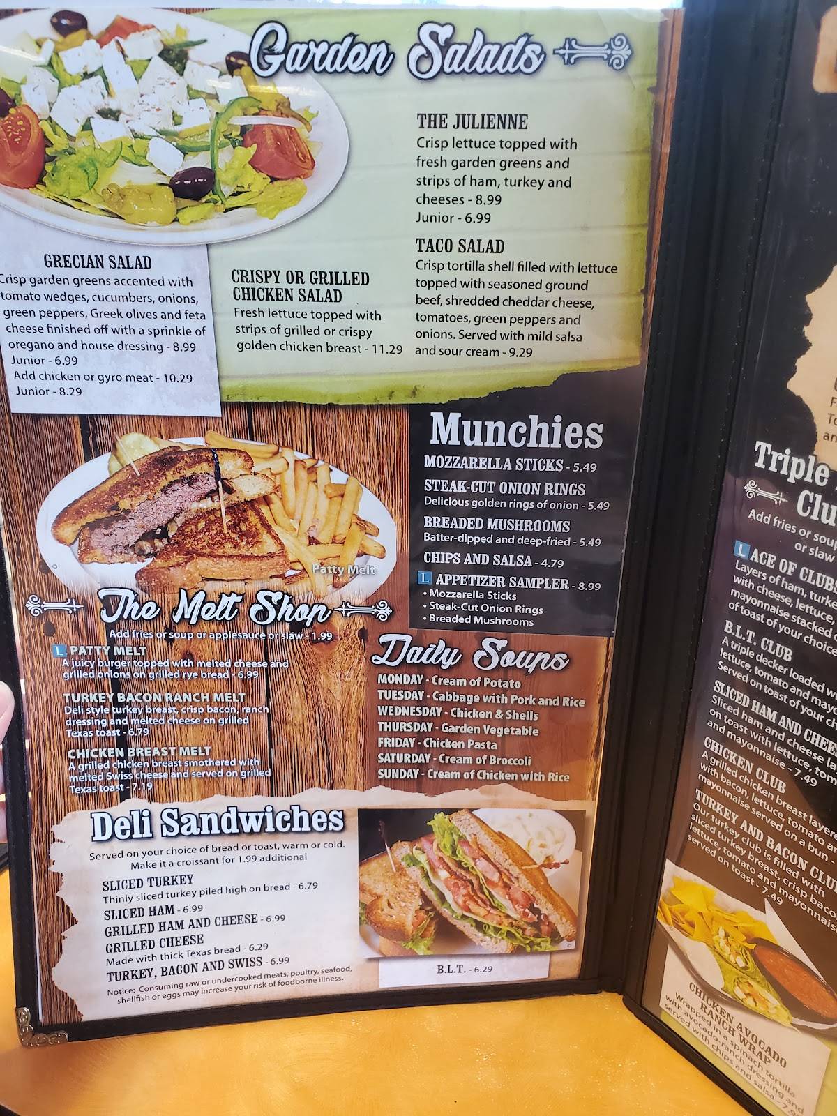 Menu at Lincoln Square Family Restaurant, Elwood