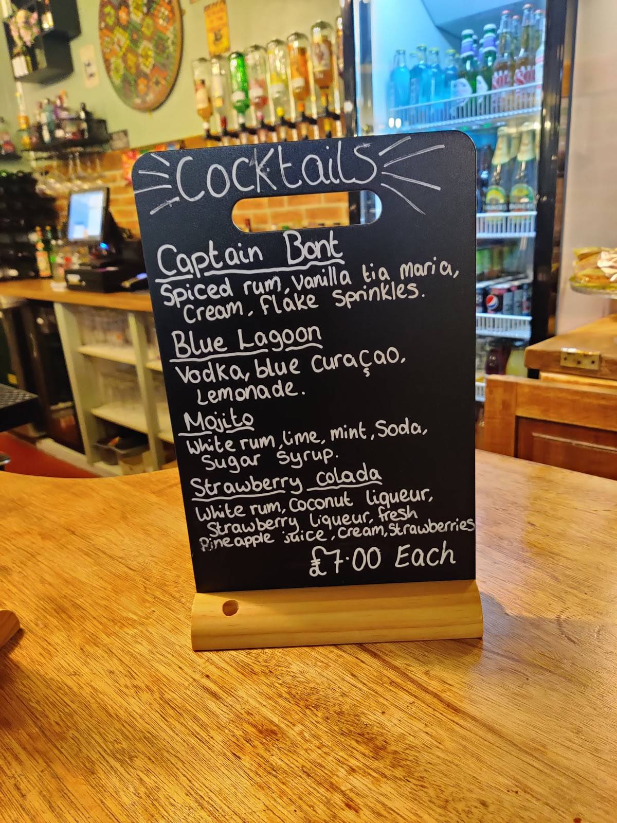 Menu at The Telford Inn pub & bar, Llangollen