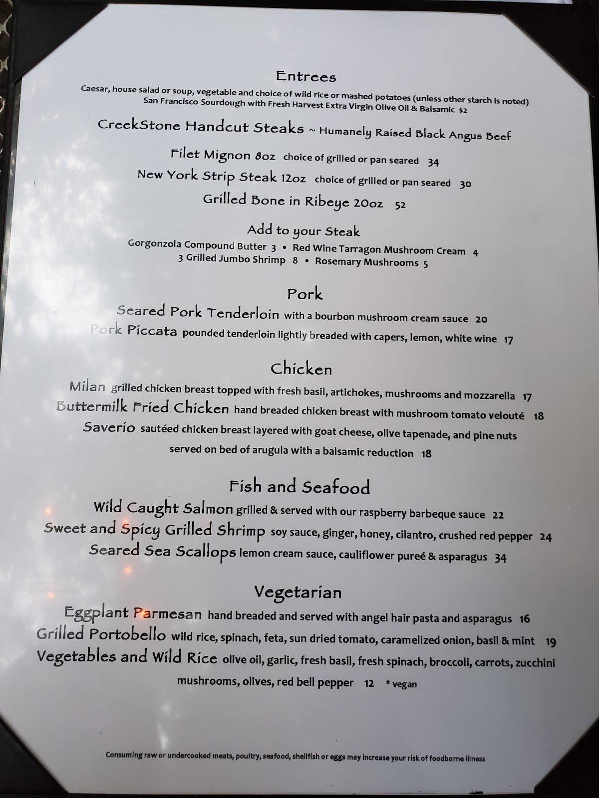 Menu at Local Flavor Cafe, Eureka Springs