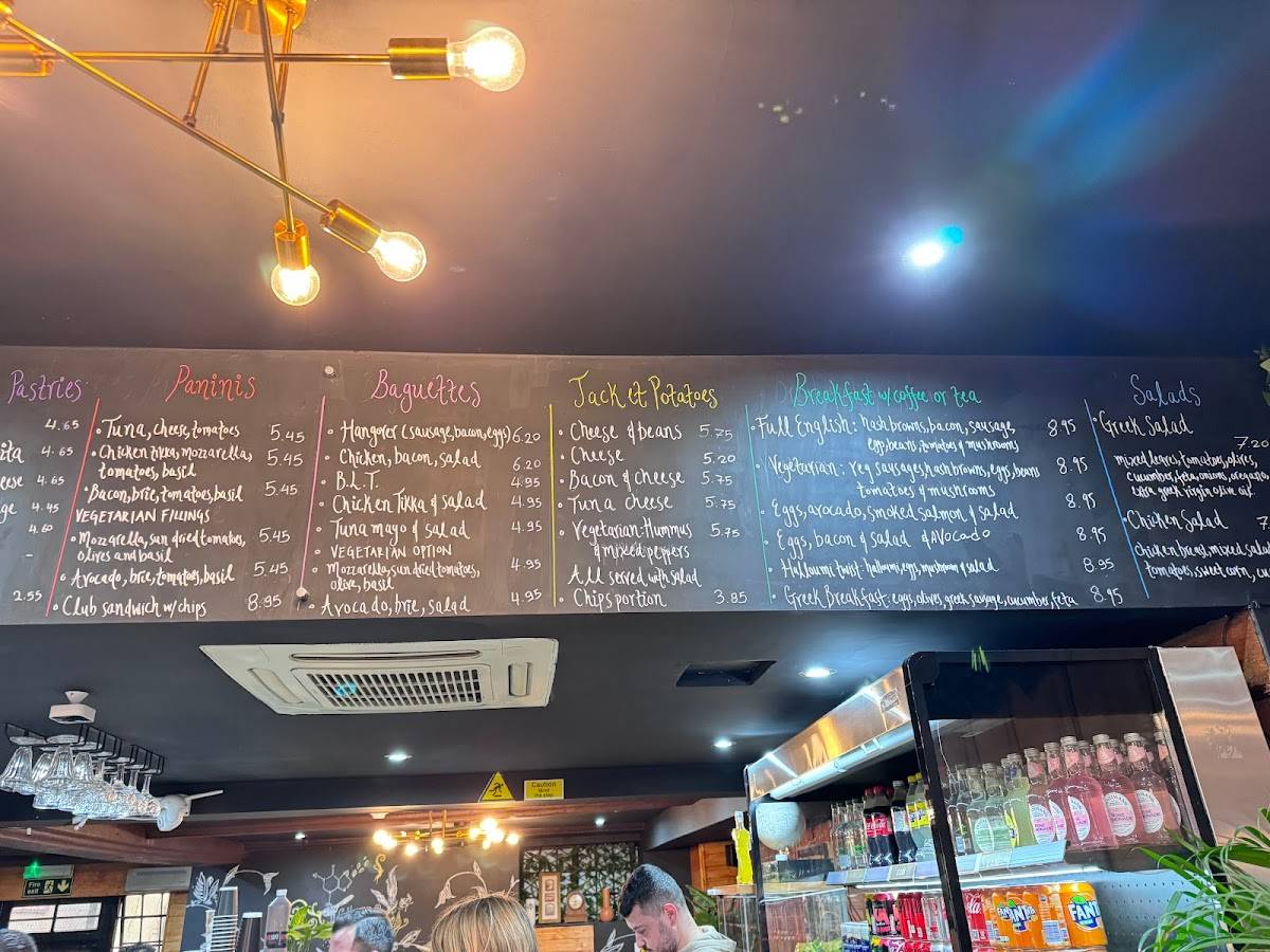 Menu at Love Coffee Co. High street cafe, Oxford