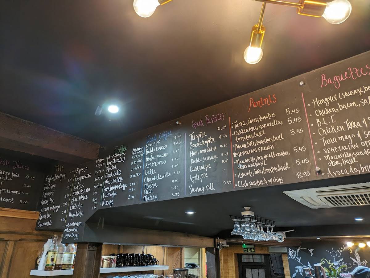 Menu at Love Coffee Co. High street cafe, Oxford