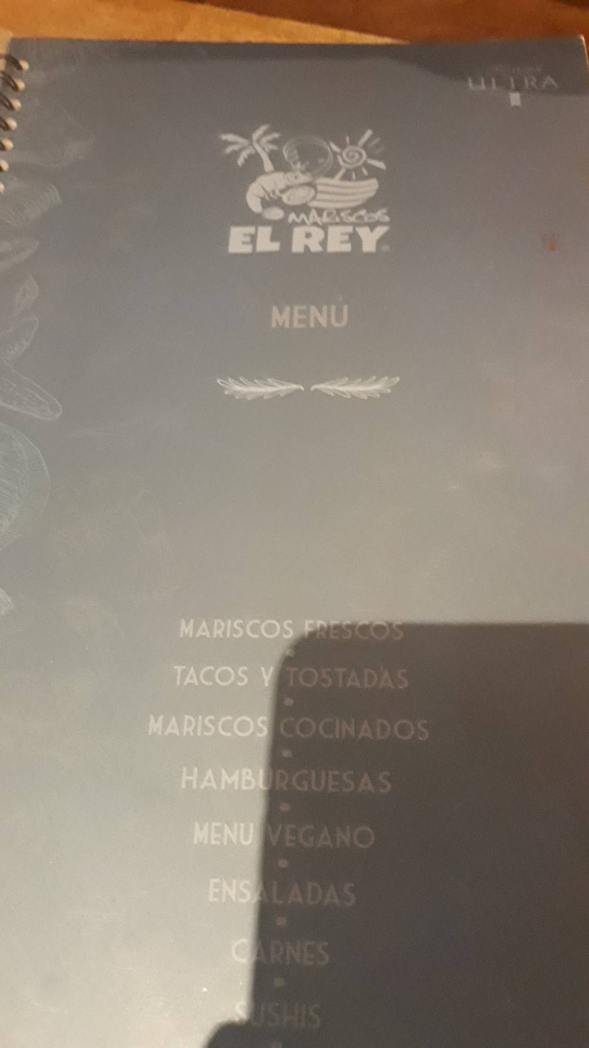 Carta del restaurante MARISCOS EL REY, Hermosillo, Reforma #277 e ...
