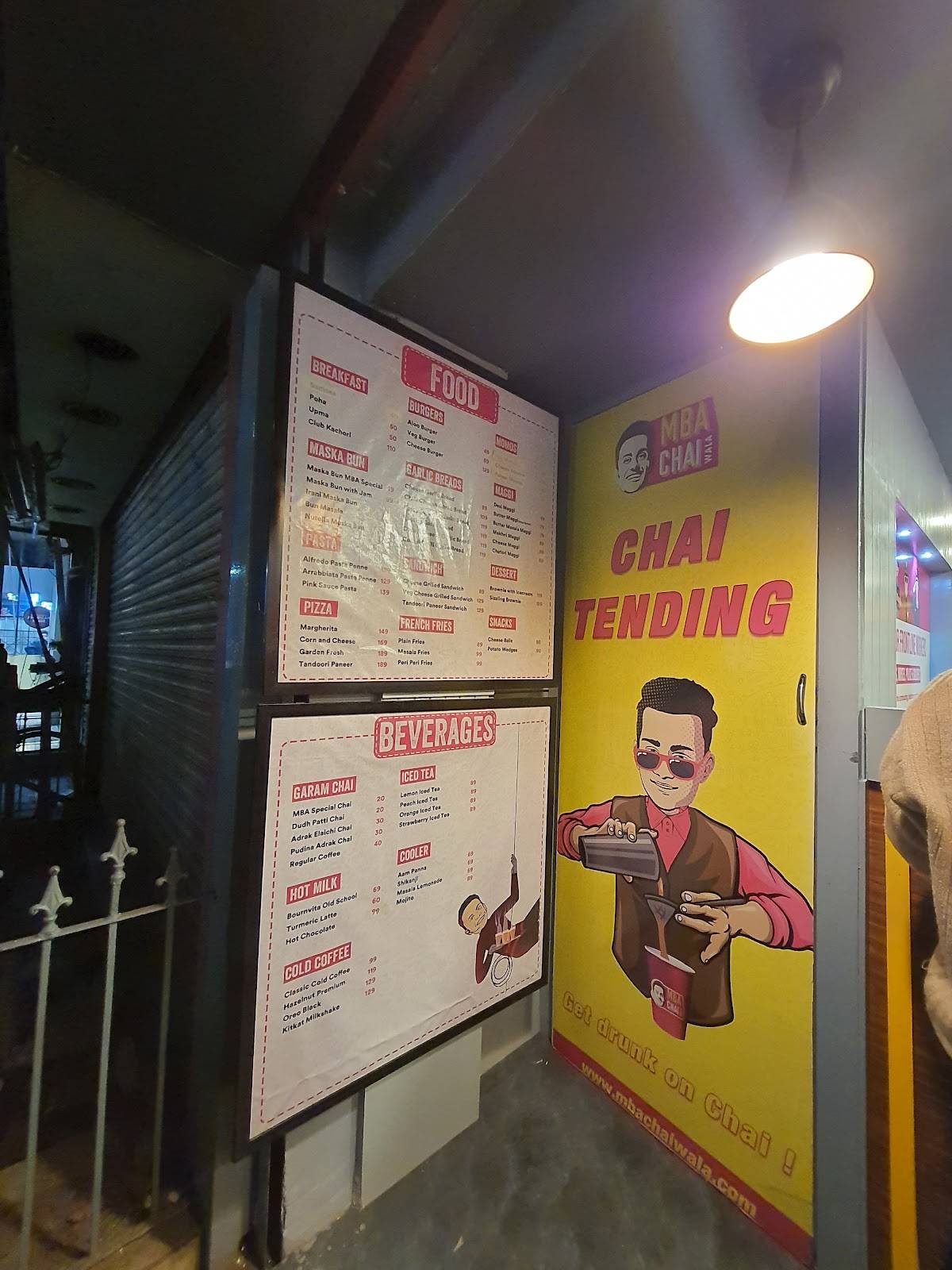 Menu at MBA Chai Wala, Guwahati, Ground Floor