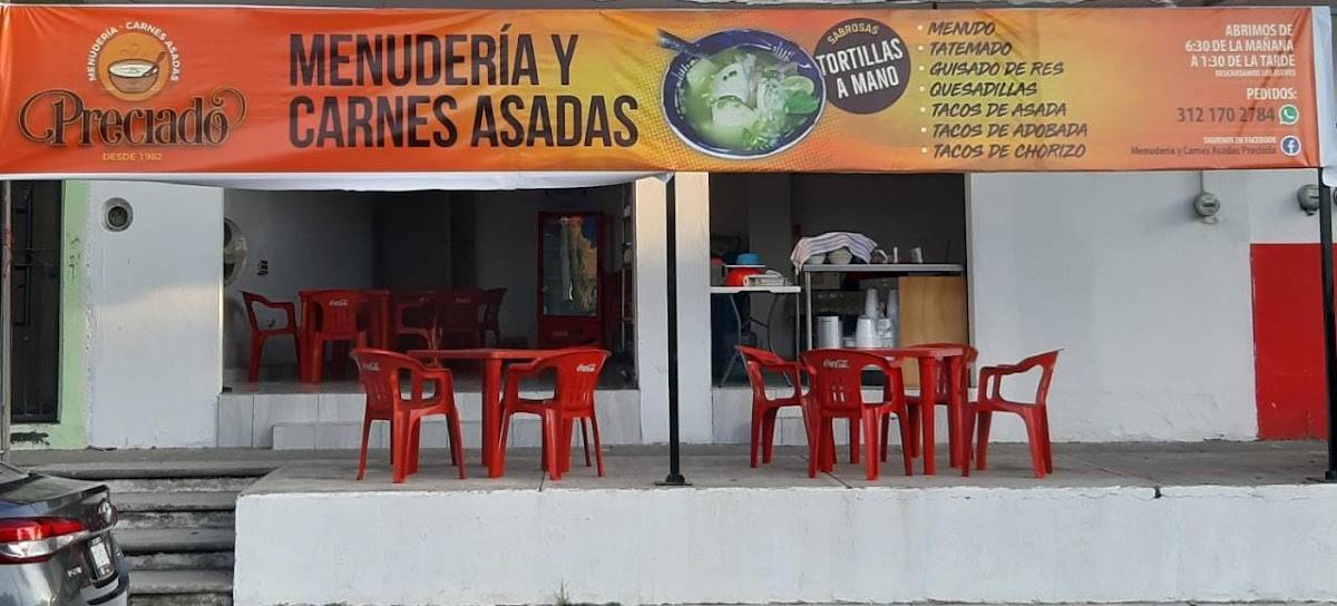 Menu at MENUDERIA Y CARNES ASADAS PRECIADO SUC. VILLA DE ÁLVAREZ ...