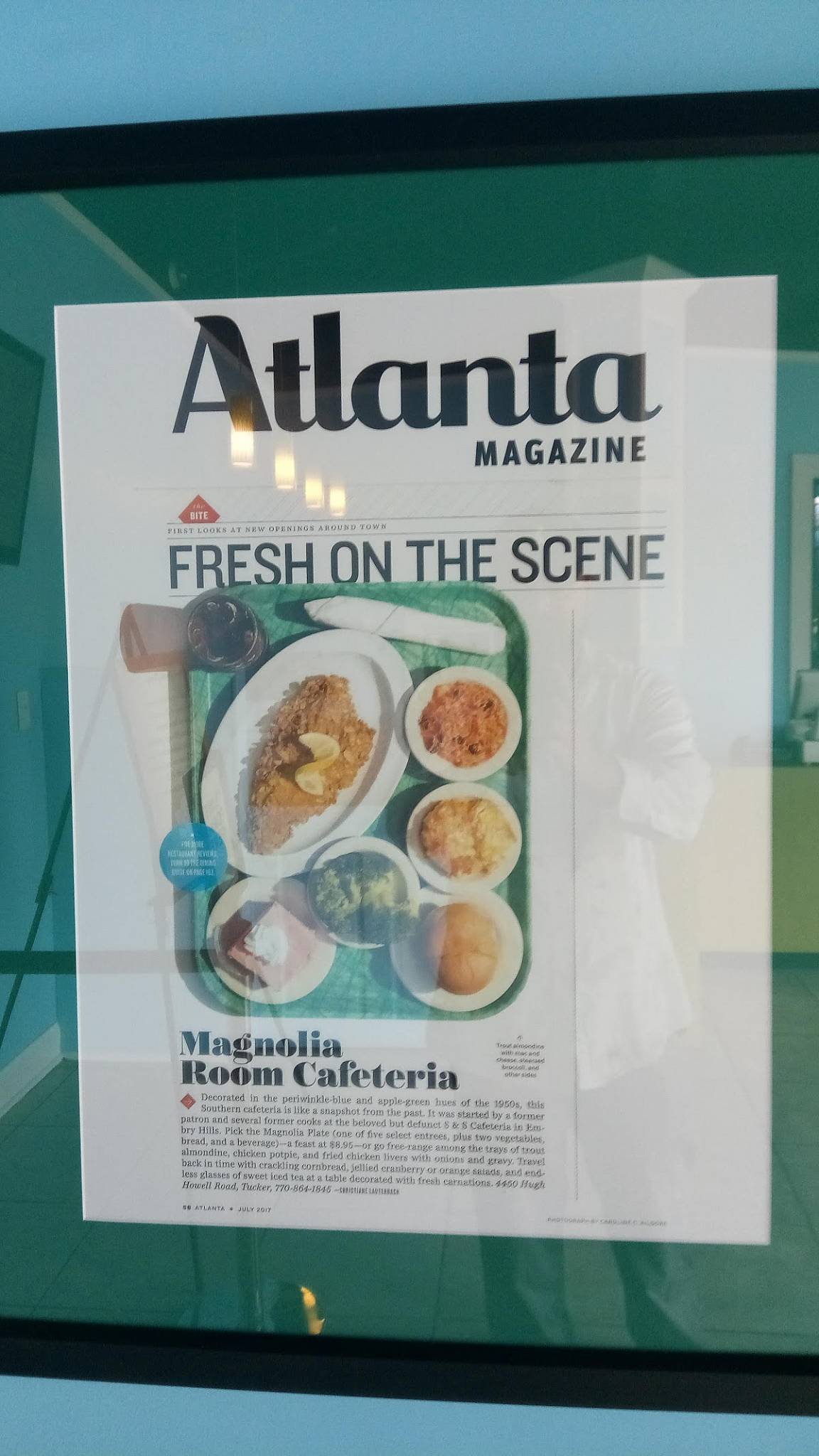 Menu at Magnolia Room Cafeteria, Tucker