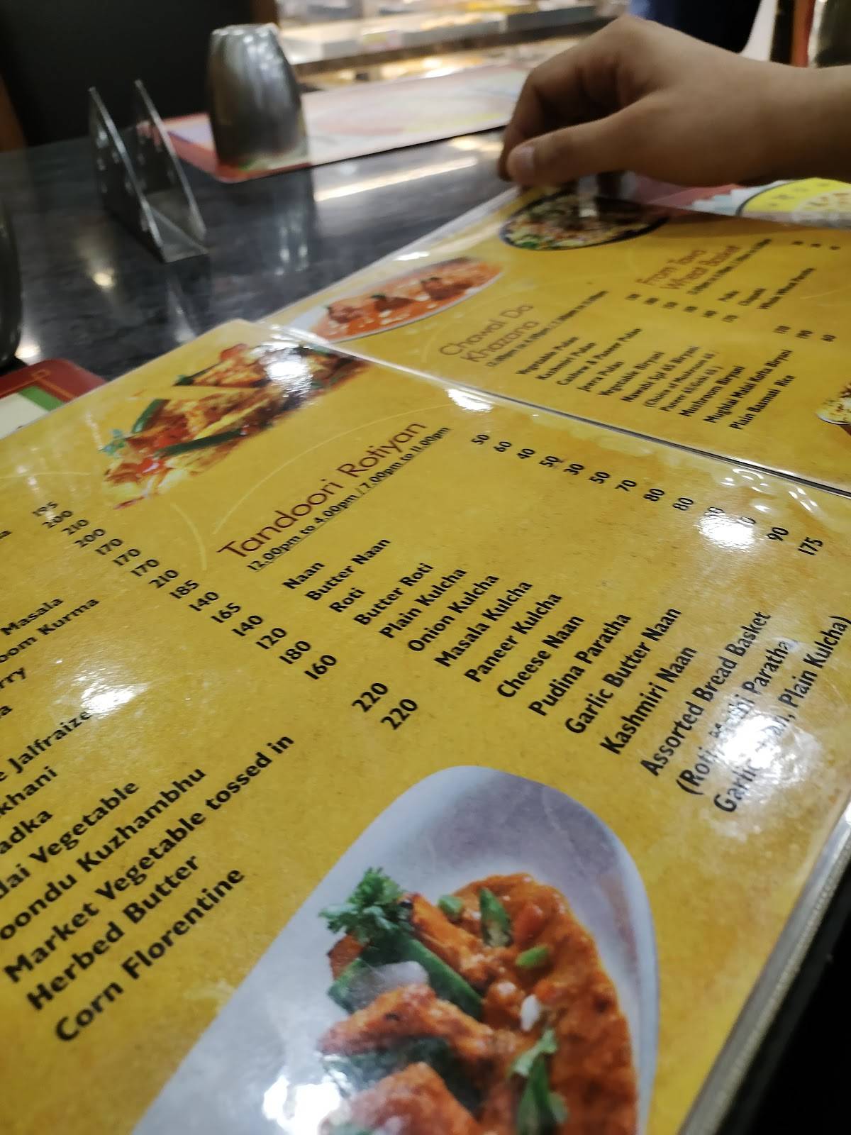 Menu at Manoj Bhavan Veg Restaurant, Chennai