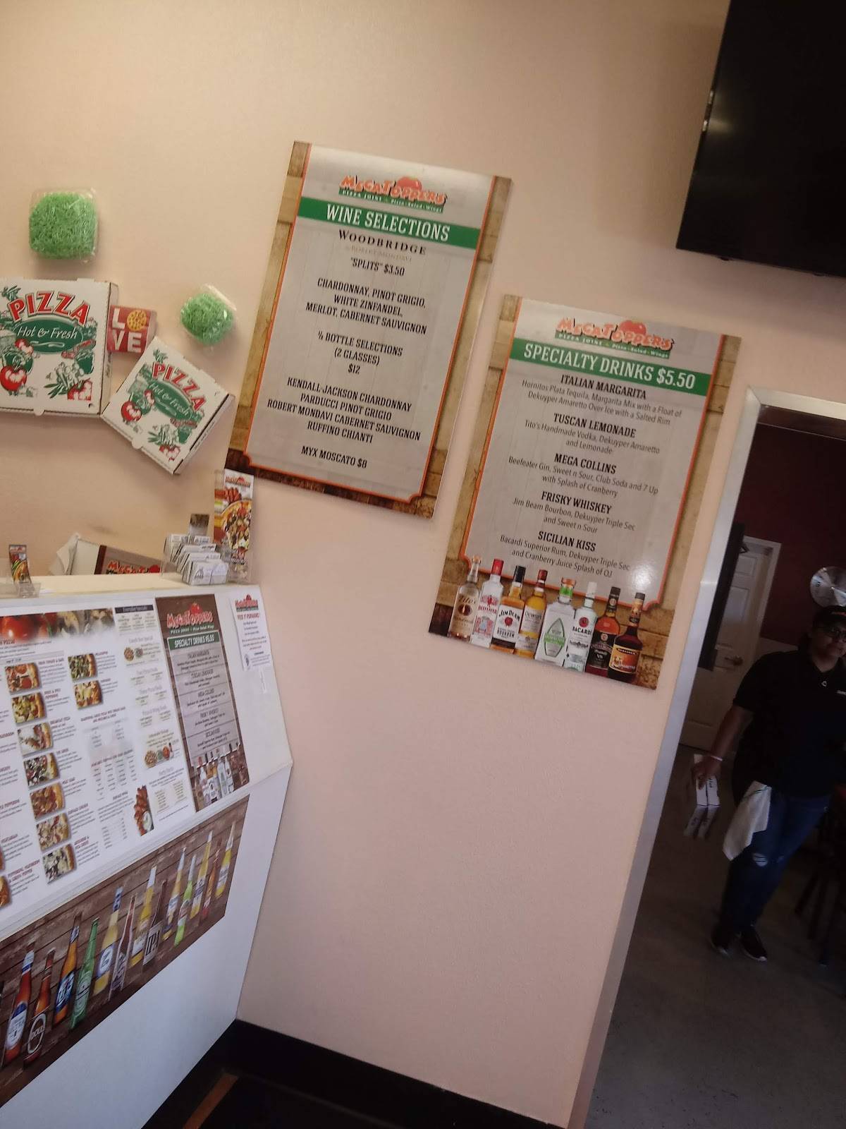 Menu at Megatoppers Pizza Joint pizzeria, Bullhead City