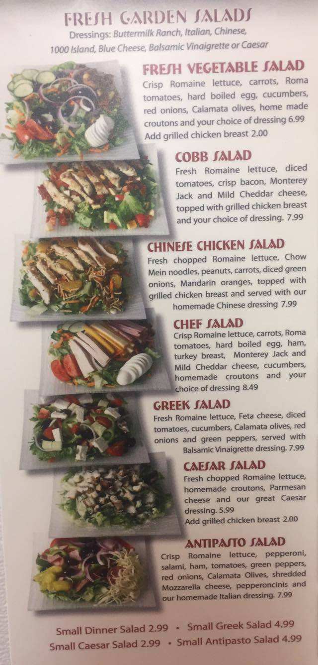 Menu at Megatoppers Pizza Joint pizzeria, Bullhead City