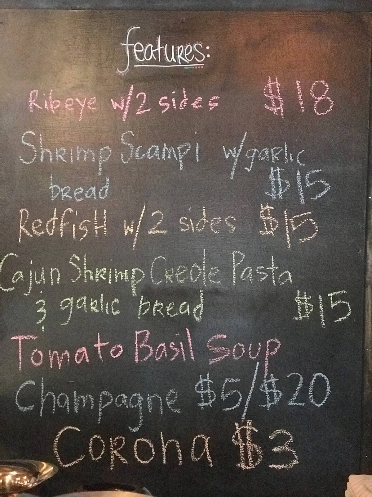 Menu at Molly Pitcher's American Grill restaurant, Wilmington