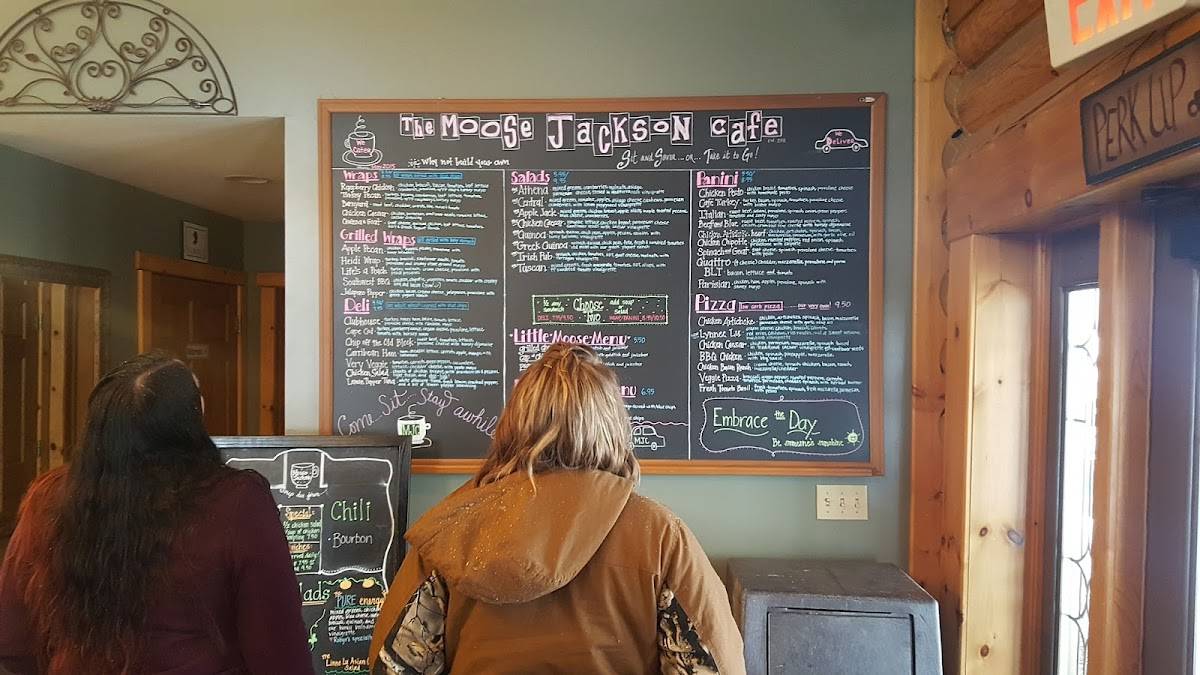 Menu at Moose Jackson Cafe, Iron Mountain