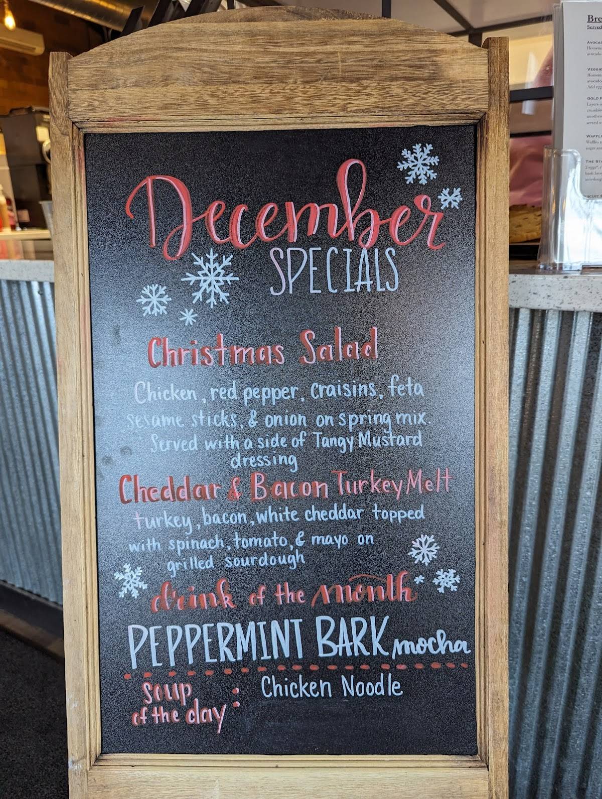 Menu at North Main Café cafe, Mount Vernon