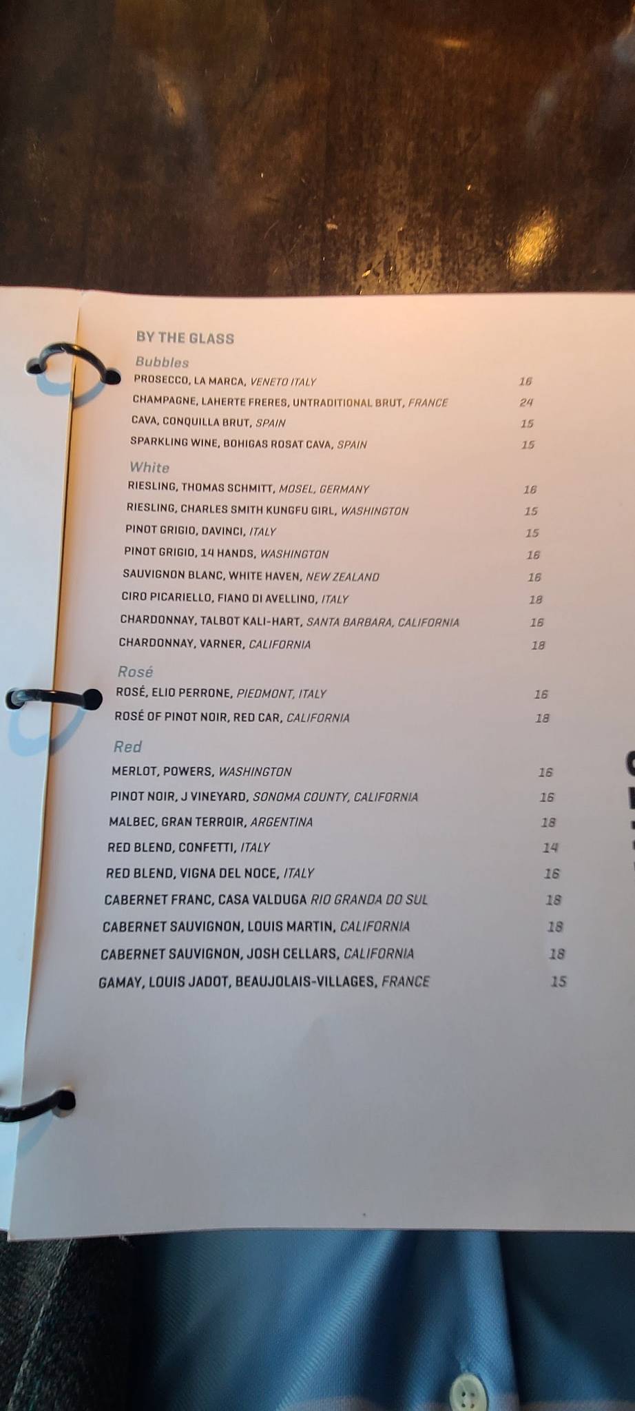 Menu at ONE Dine at One World Observatory restaurant, New York City