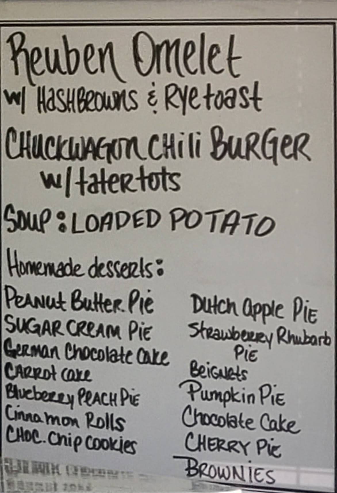 Menu at Oasis Diner restaurant, Plainfield, 405 W Main St