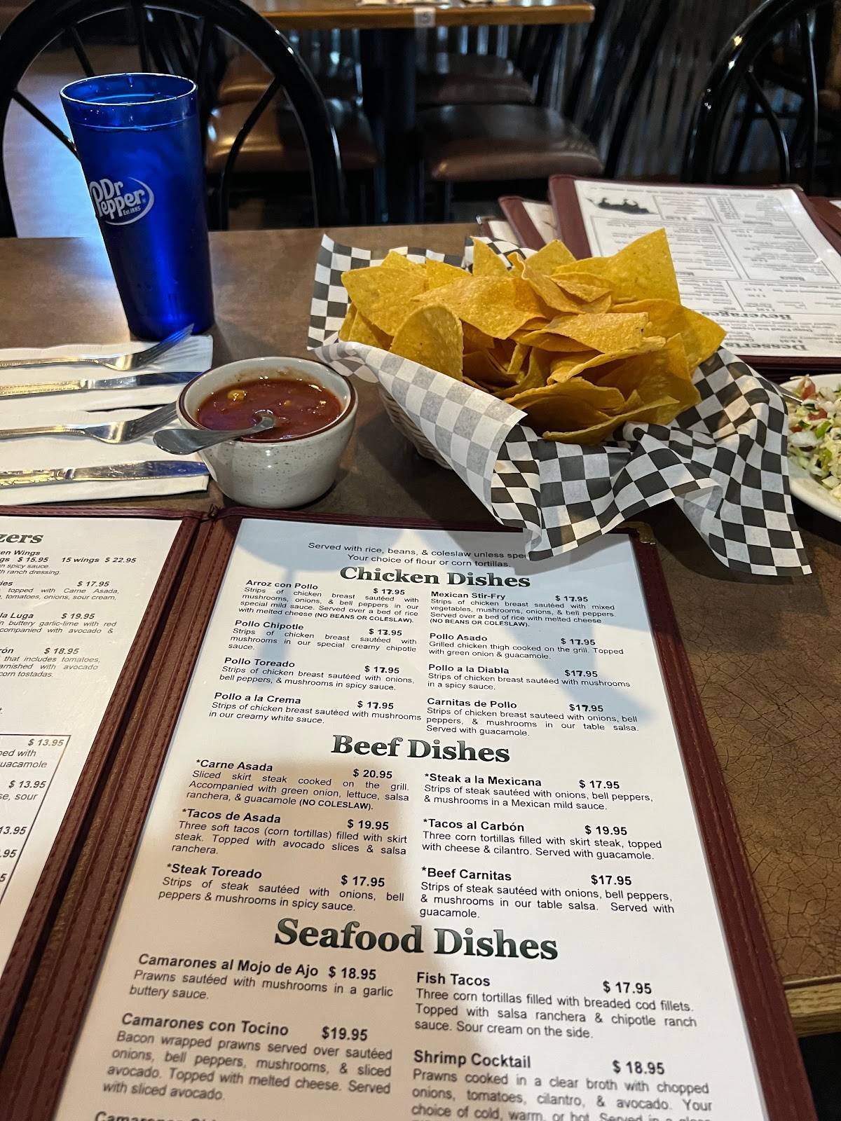 Menu at El Torito Bar & Grill, Omak