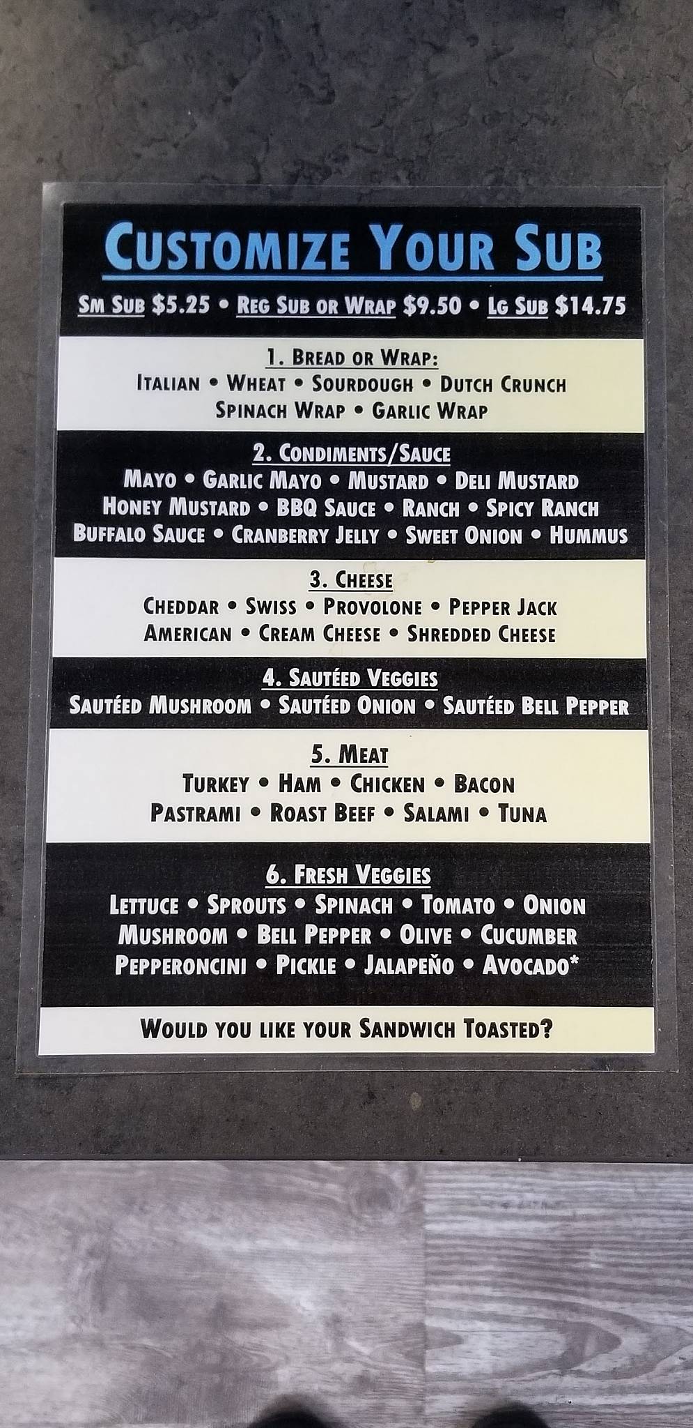Menu at Dam Bowls Grill restaurant, Oroville