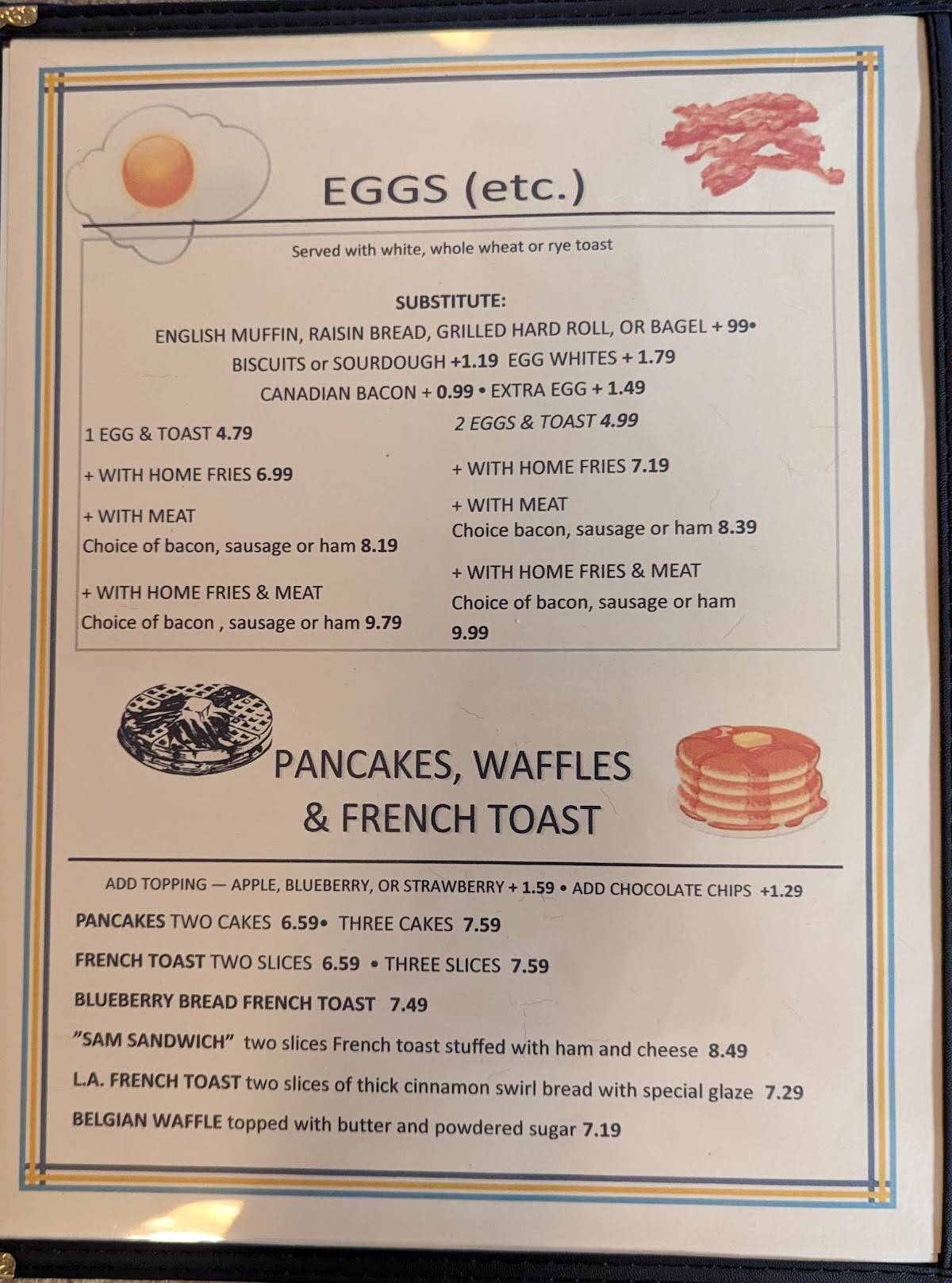 Menu at Parkway Family Restaurant, Rochester