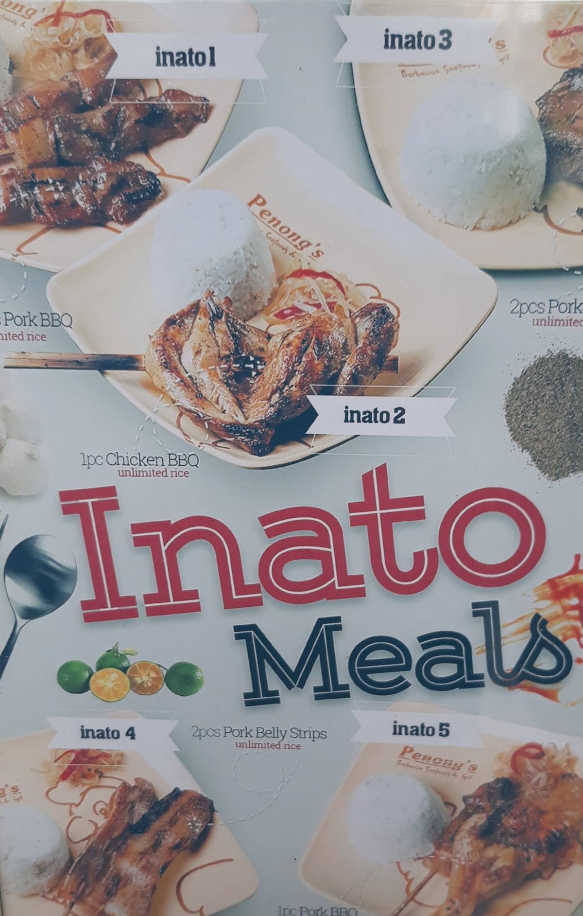 Menu at Penong's Quirino restaurant, Davao City, Gaisano Commercial ...