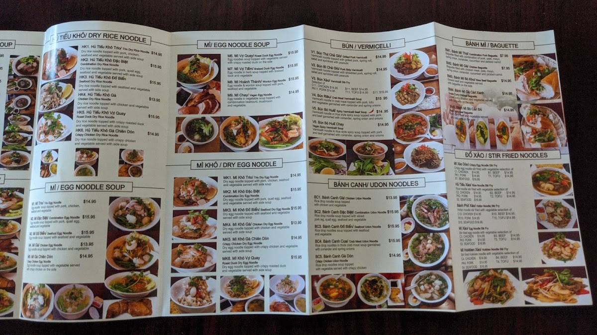 Menu at Phoever Canning Vale restaurant, Canning Vale