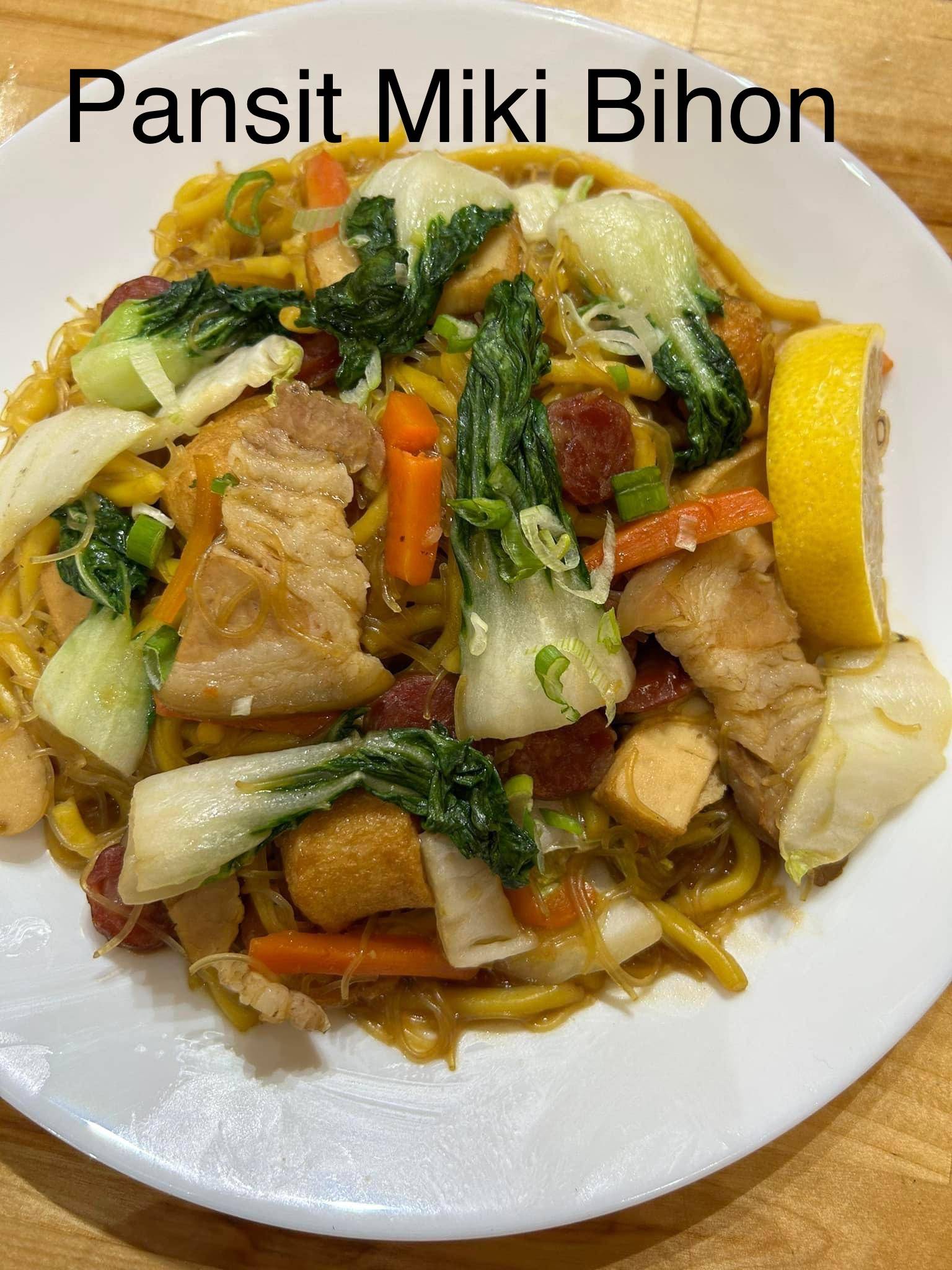 Menu au Pinoy Pansitan restaurant, Montréal