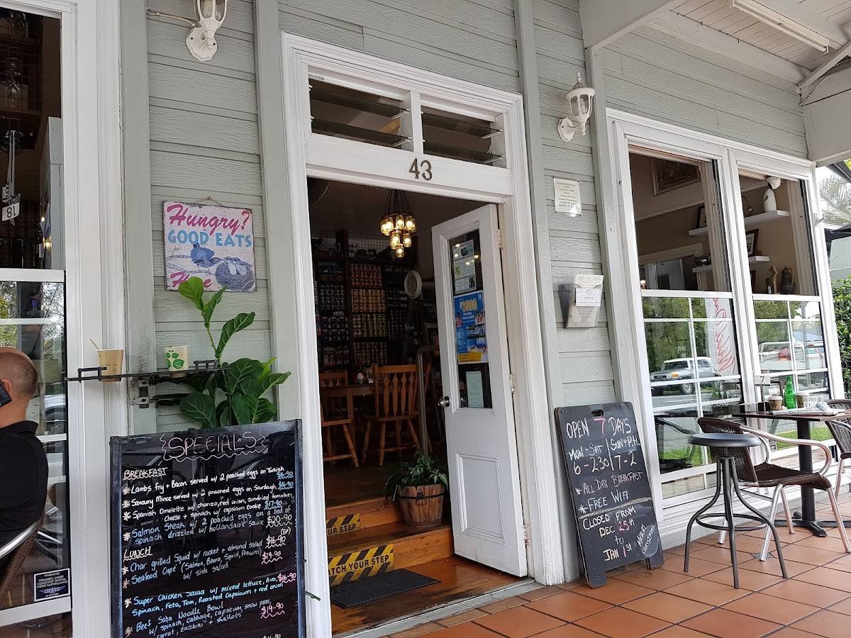 Menu at Plantation House Cafe, Burleigh Heads