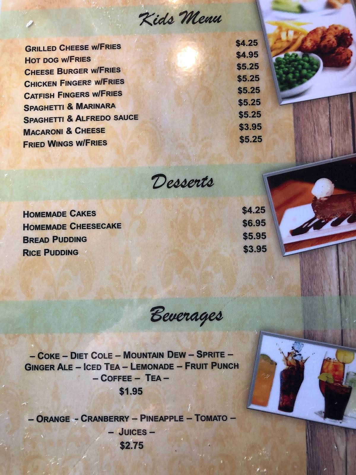 Menu at City View Bar & Grill, Baltimore