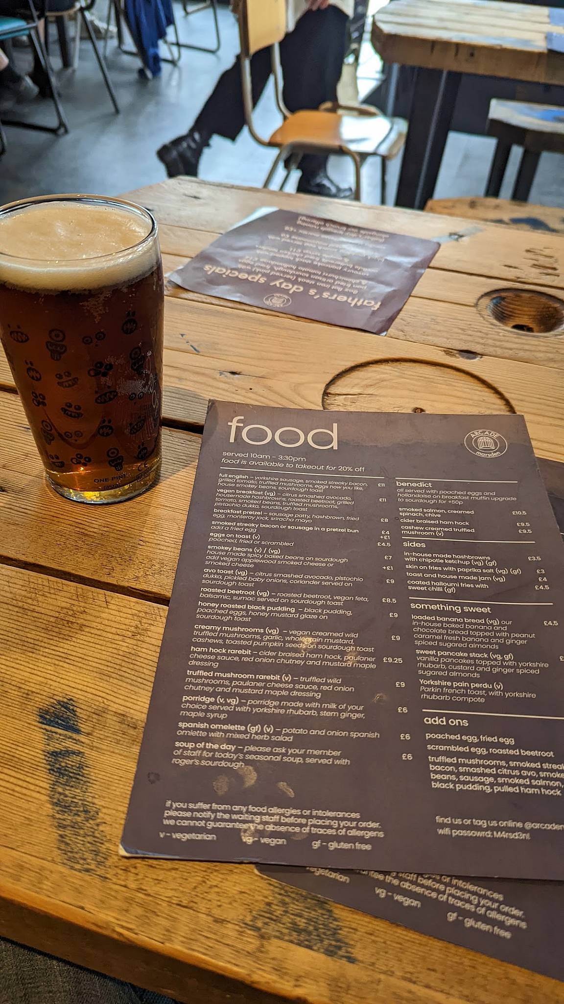 Menu at Peel St. Social pub & bar, Marsden, 1 Peel St