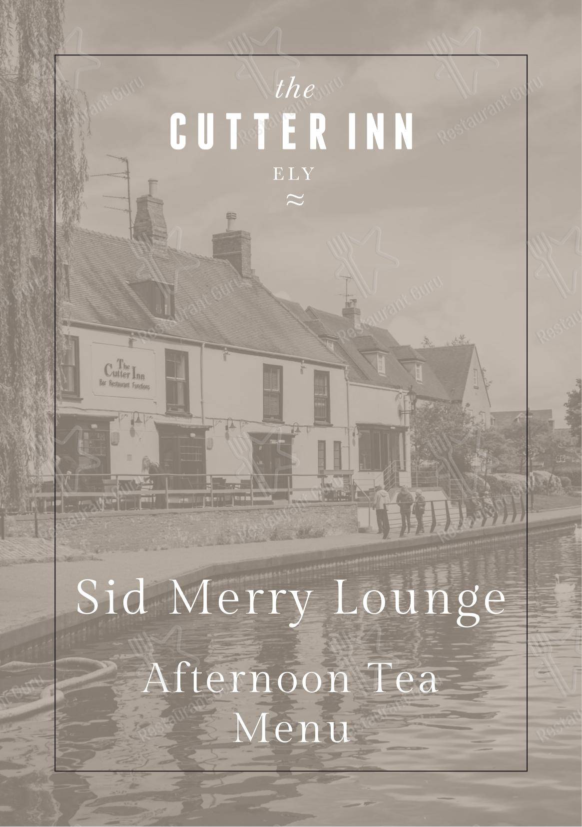 Menu at The Cutter Inn pub & bar, Ely