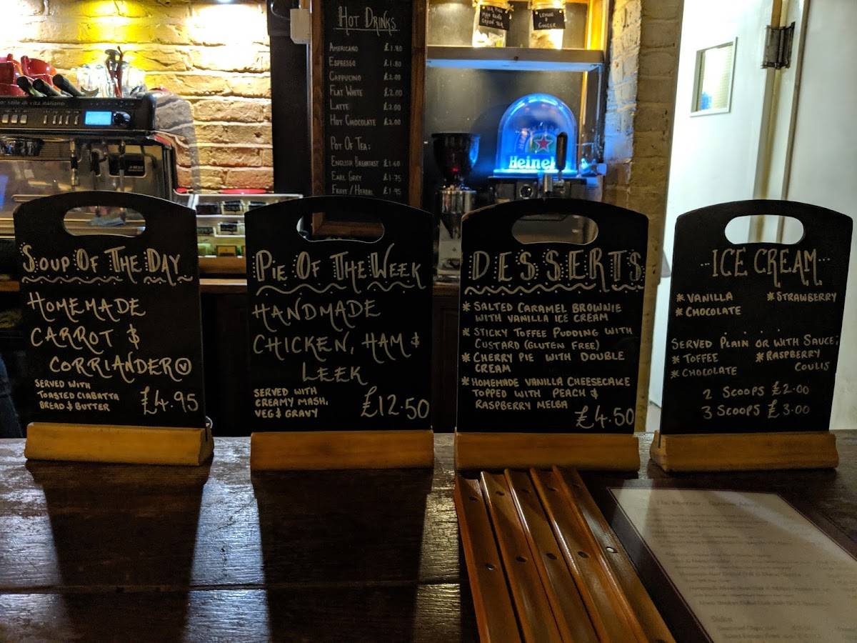 Menu at The Harrow - Chaldon, Caterham pub & bar, Caterham
