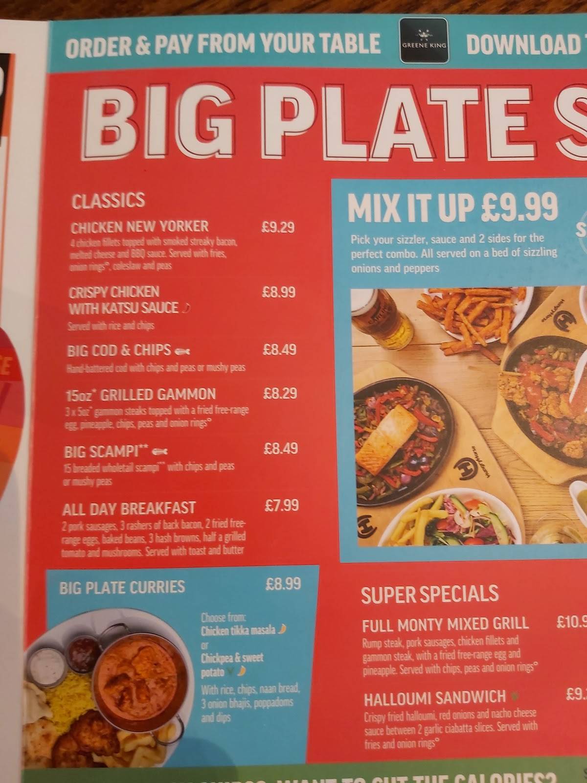 Menu at Wellow pub & bar, Cleethorpes